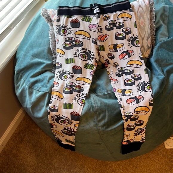 Lazy One | Intimates & Sleepwear | Lazy Ones Pj Jogger Leggings Sushi ...